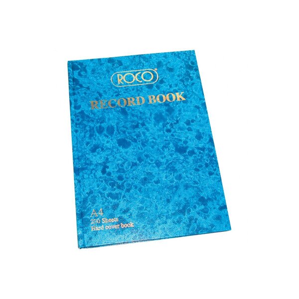Roco Record Book A4 200 Sheets